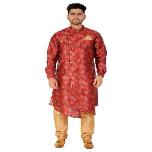 Buy Pro Ethic Style Developer Men's Kurta Pajama Silk Online at Best ...