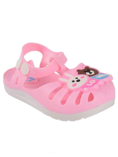 Buy Yellow Bee Bunny and Bear Sandals with Snap Closure for Girls ...