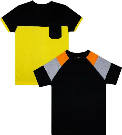Buy Luke and Lilly pack of 2 Boys Half Sleeve Tshirt Online at Best ...