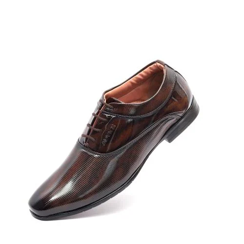 Buy Advick Cherry Formal Shoes Patent Shining Shoes Lace Up For Men ...