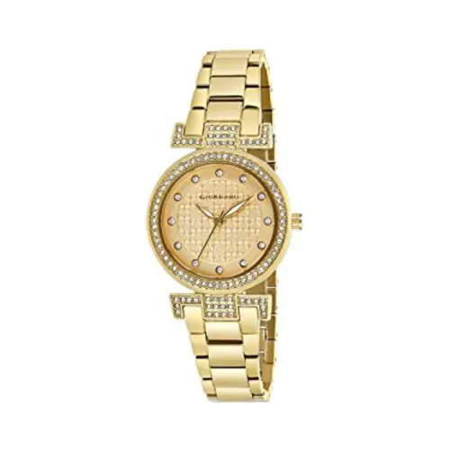 Buy Giordano Analog Gold Dial Gold Strap Watch For Women Online at Best ...