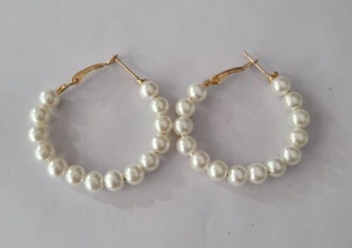 Buy Pearl Earring Round Shape Premium Quality Online at Best Prices in ...