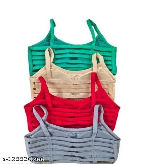 Buy RIGLOZI Women's Cotton Light Padded Seamless Cotton Wire Free ...