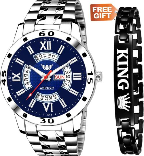 Buy Abrexo Blue Analog Watch Combo For Men (ABX8099-BL BLUE) Online at ...