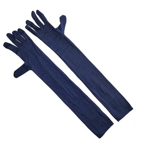 Buy UPAREL Navy Blue Men And Women Cotton 24 inch Full Hand Gloves 71.1 ...