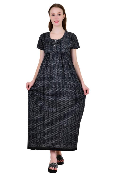 Buy Redglo Women's Cotton Printed Nighty / Night Wear/ Super Soft ...