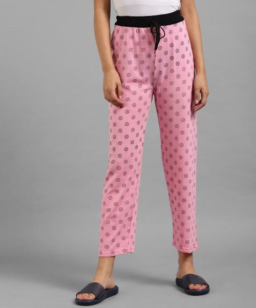Buy Christy World Women Pink Printed Single Pyjamas Online at Best ...