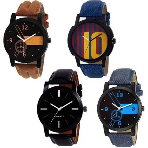 Buy LYONORA Wrist Watch Multicolor Dial Multicolor Strap Analog Watch ...