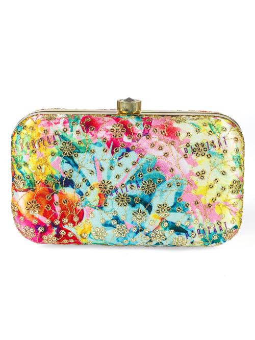 Buy MILANTE Multi-Colour Sequence Clutch Online at Best Prices in India ...