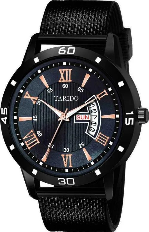 Buy Tarido Analog Blue Dial Black Strap Watch For Boys Online at Best ...