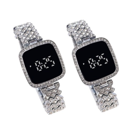 Buy LAZYwindow Luxury LED Touch Screen Digital Watch For Girls & Women ...