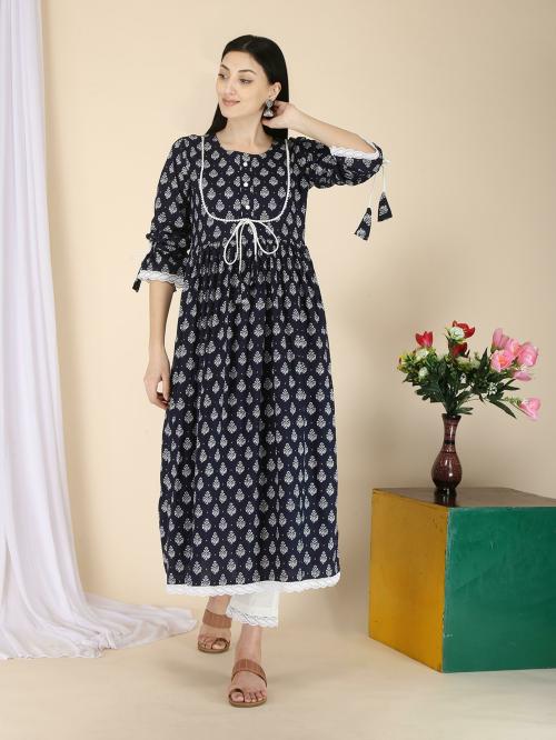 Buy ERISHA Erisha Womens Rayon Printed Kurta Online at Best Prices in ...