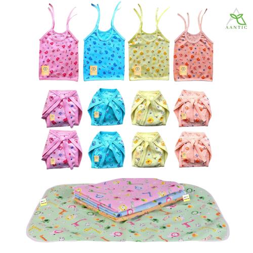 Buy Aantic New Born Baby Care Cloth Set Combo (Set of 16pcs )Hosiery ...