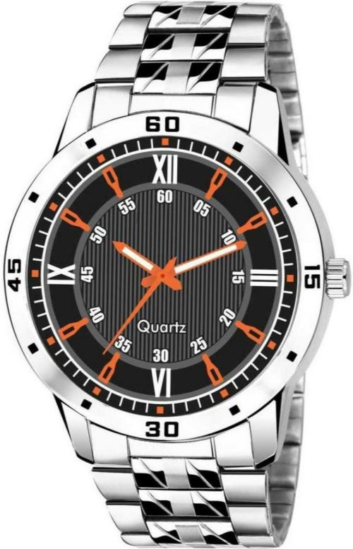 Buy Miss Perfect Adjustable Length Wrist Analog Watch Black Dial Silver ...