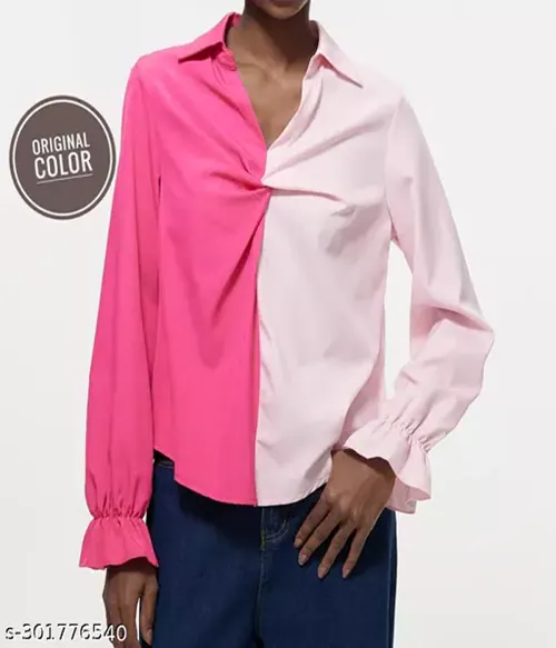 Buy Pelhure Women Crepe Tops-12-Sze-M-Colour-Dark Green Online at Best ...