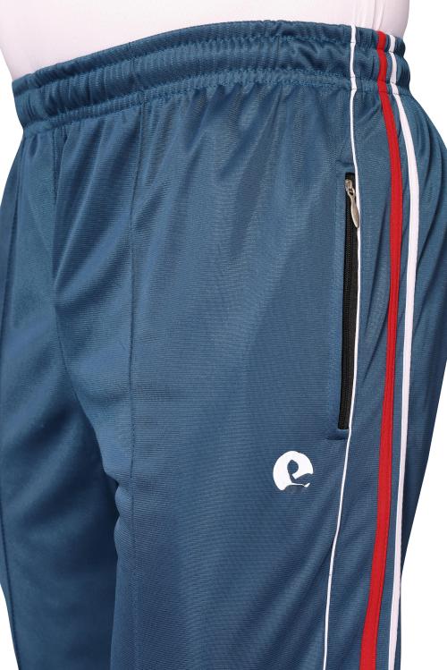 Buy estro Men Dark Blue Dyed Polyester Track Pants Online at Best ...