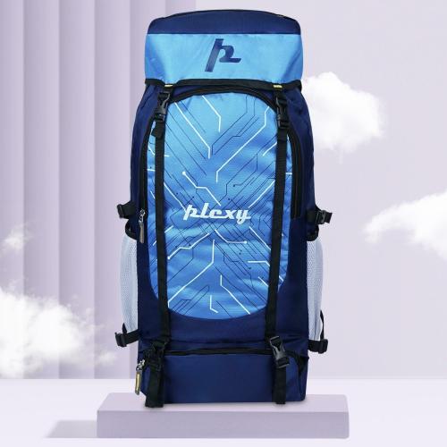 Buy Plexy Blue Polyester Rucksack 65 L Online at Best Prices in India ...