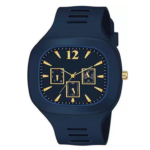 Buy New Trending Blue Square Dial Analog Watch - For Men and Boy Online ...