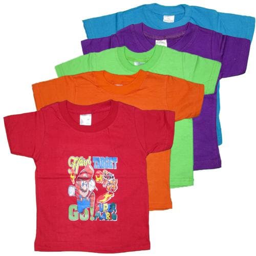 Buy Peerless Wear Kids T-shirts Combo Pack of 5 For Baby Boy and Girl up to 7 Years Pure Cotton ...