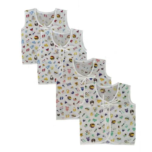 Buy Bene De Soft Cotton Jhabla for Born Baby (Set of 4). (0-3 Months ...