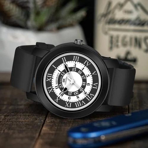 Buy IIK COLLECTION Watches for Men Round Numerical Dial Analogue Men ...