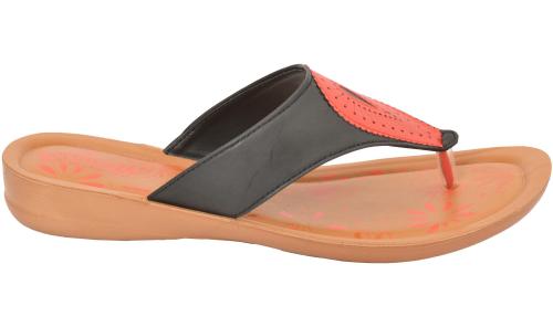 Buy Aerowalk Women Black Flip Flops (4) Online at Best Prices in India ...