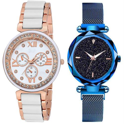 Buy Crispy Analog Multicolor Dial Multicolor Strap Watch For Women ...
