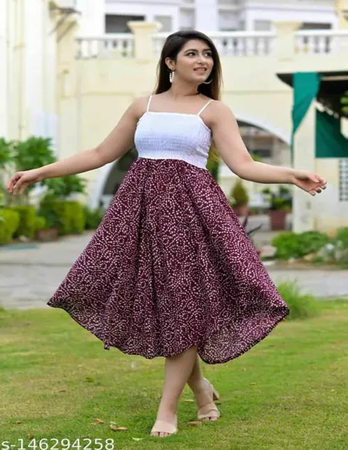 Buy ZAMAISHA Women A-line Wine Dress_XS Online at Best Prices in India ...