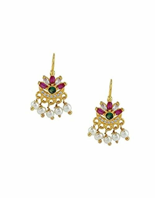 Buy Anuradha Art Jewellery Gold Plated Beautiful Clip on Bugadi (Girls) Online at Best Prices in ...