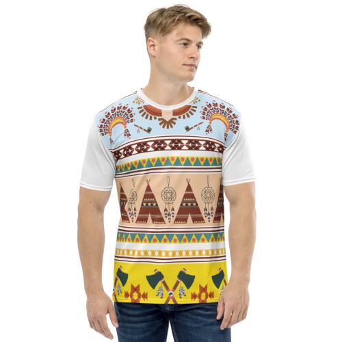 Buy CLOTHINK HUB Men's Regular Fit Half Sleeve Multicolor Printed Solid ...