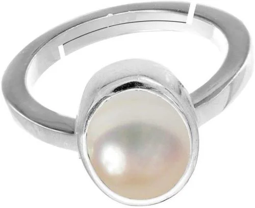 Buy Chopra Gems & Jewellery Silver Plated Brass Pearl Moti Gemstone ...