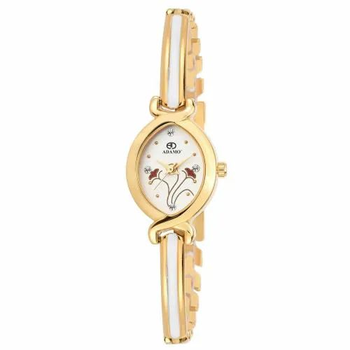 Buy ADAMO Enchant White Dial Women's & Girl's Watch 2251YM01 Online at ...