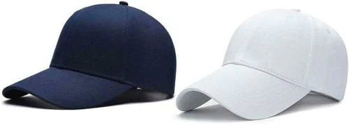 Buy Babji Men Navy Blue and White Plain Baseball Cap (Pack of 2) Online at Best Prices in India ...