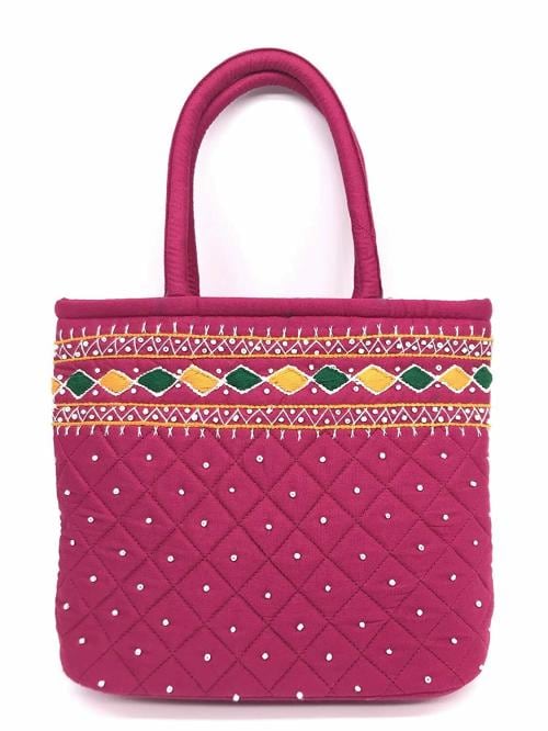Buy SriAog Handicrafts Women's Hand Held bag SMALL Size Banjara return ...