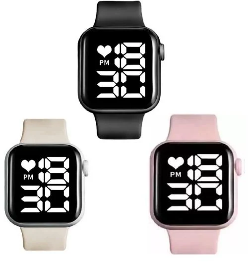 Buy hala - i5 led - Combo of 3 Black, Pink, White - Collection Stylish ...