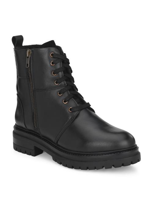 Buy Delize Womens Black Ankle Boots Online at Best Prices in India ...