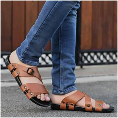 Buy Butchi Man Casual Brown stylish slipper Online at Best Prices in ...