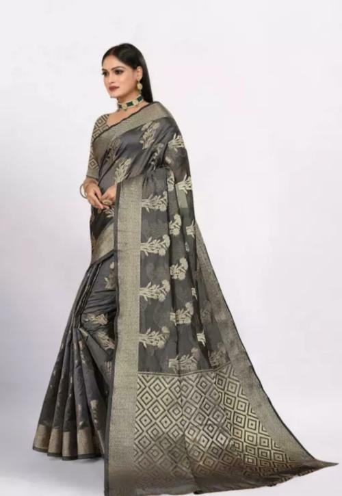 Buy WELCRON CREATION Sarees For Women Indian Bollywood Organza Silk ...