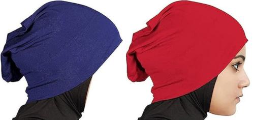 Buy PlutoProm Women Under Scarf Hijab Cap 2 Pcs Under Caps for Turban ...