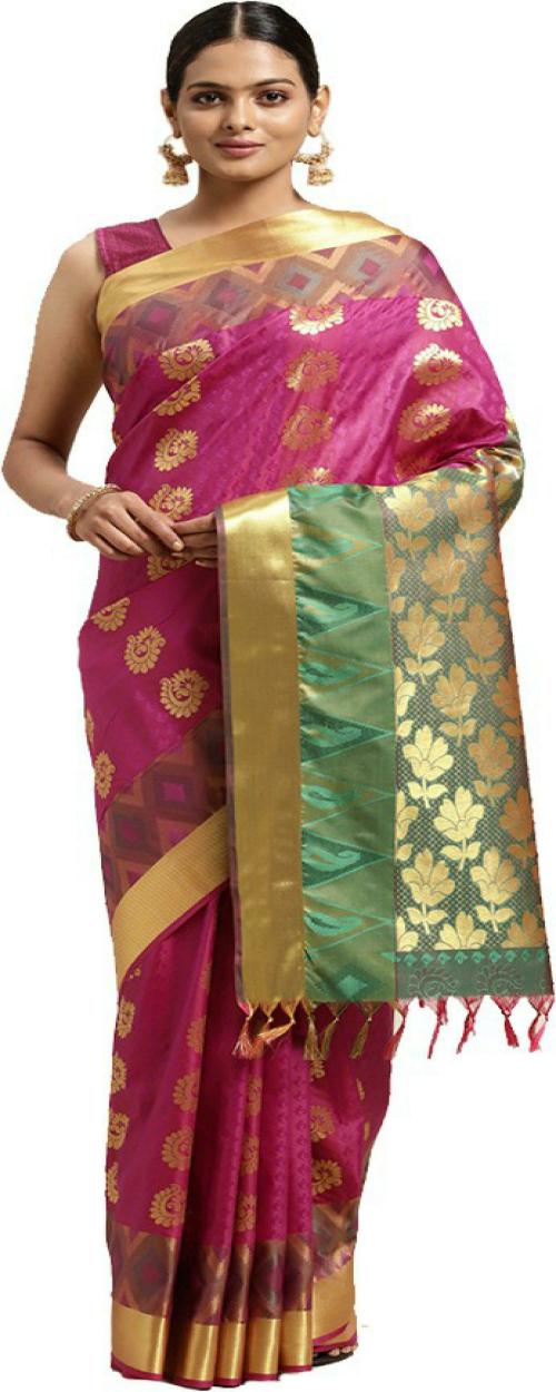 Buy Thara Sarees Women Purple Woven Design Art Silk Saree Online at Best Prices in India - JioMart.