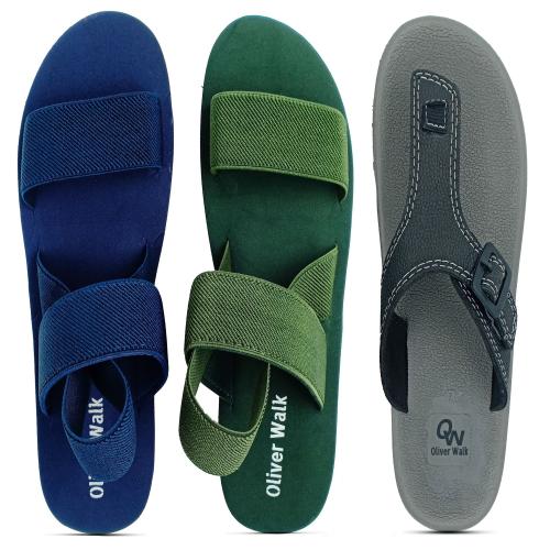 Buy OLIVER WALK Trendy Men Slipper And Sandal Online at Best Prices in ...