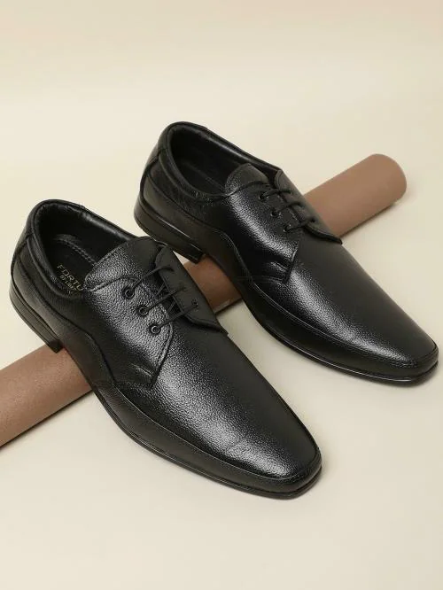 Buy Fortune By Liberty Hol-14_Black Formal Shoes For Men Online at Best ...