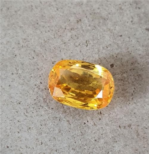 Buy Jaipur Gemstone- Natural Stone Yellow Sapphire/Pokhraj 5.25 carat ...