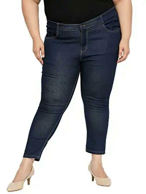 Buy Zush Women Dark Blue Solid Jeans Online at Best Prices in India - JioMart.