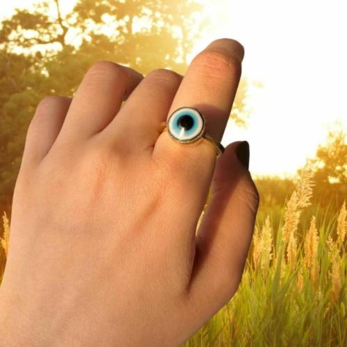 Buy Chopra Gems & Jewellery Gold Plated Brass Evil Protection Stone ...