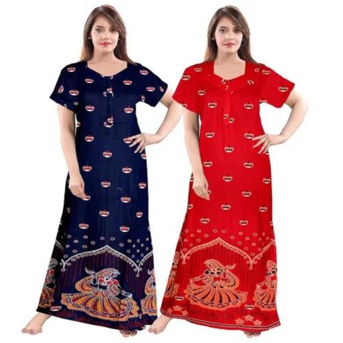 Buy DEEYA M New Design Cotton RegularDEEYA M Gujari Printed Combo Red ...