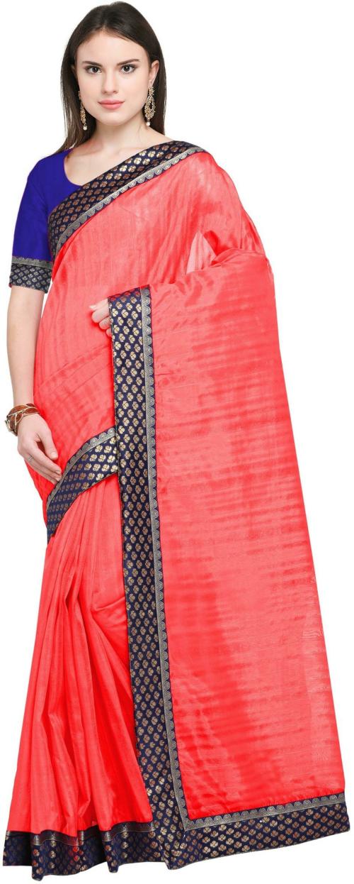 Buy Suntex Women Pink Solid Art Silk Single Saree Online at Best Prices ...