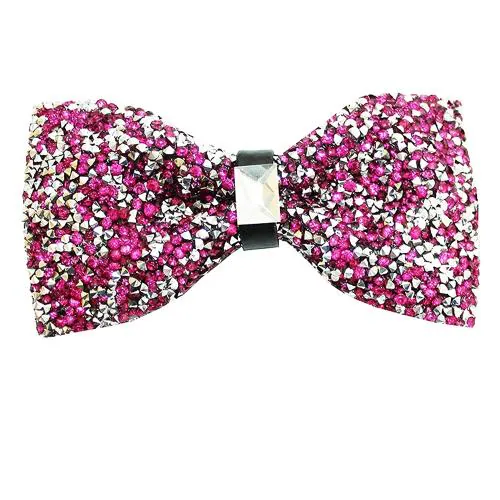 Buy Leonardi Men Pink Rhinestone Bow Ties Online at Best Prices in ...