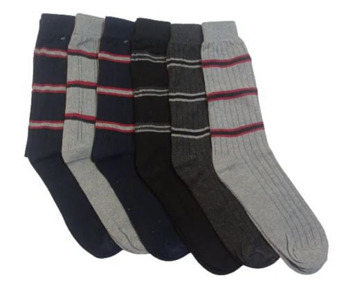 Buy Justin dustin Men's Long Formal cotton Socks-Pack of 6 Pairs Online ...
