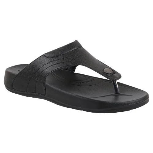 WELCOME Black Slippers For Men - JioMart